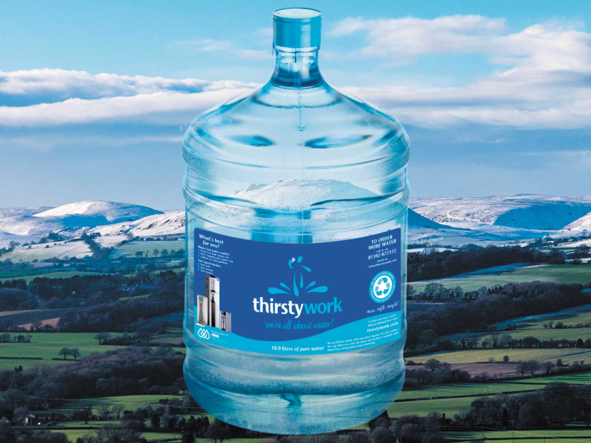 Bottled Water Cooler Dispensers | Thirsty Work