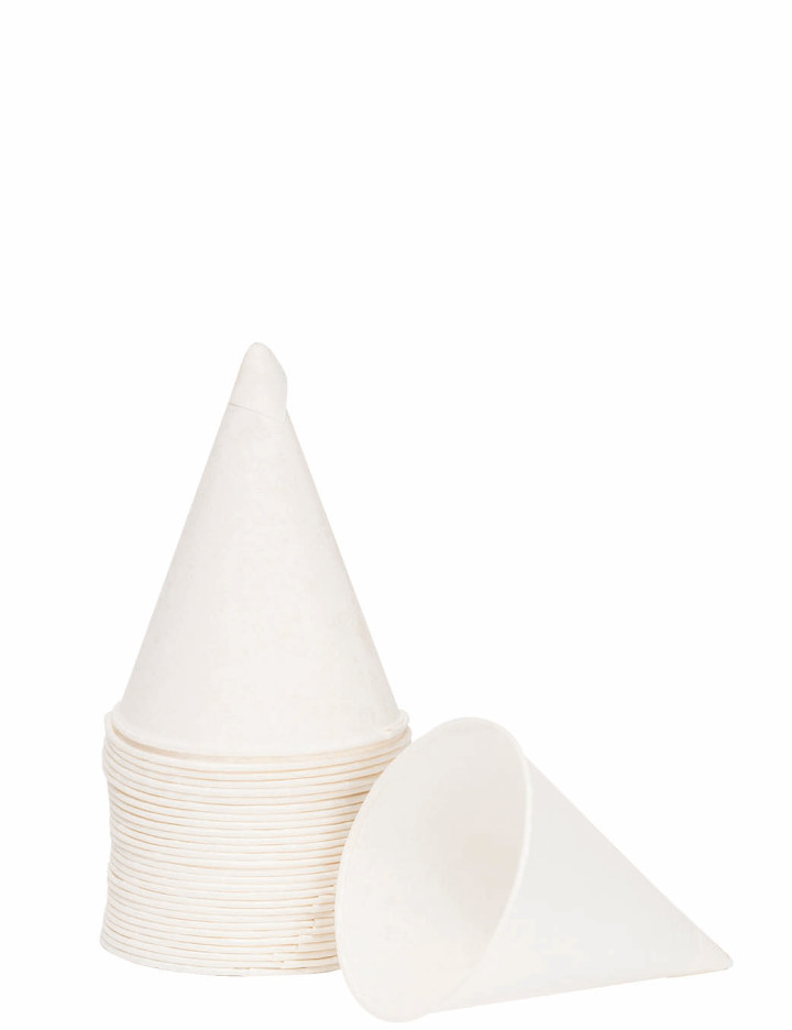 4oz Recyclable Paper Cones | Thirsty Work