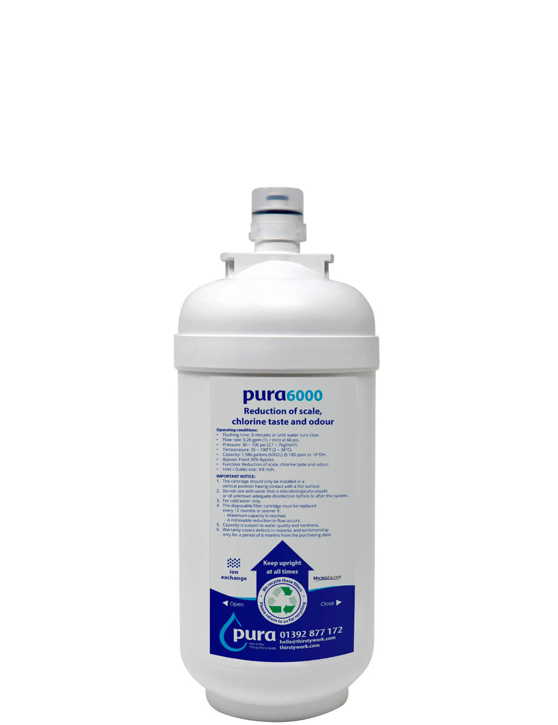 Pura6000 Commercial Filter | Thirsty Work