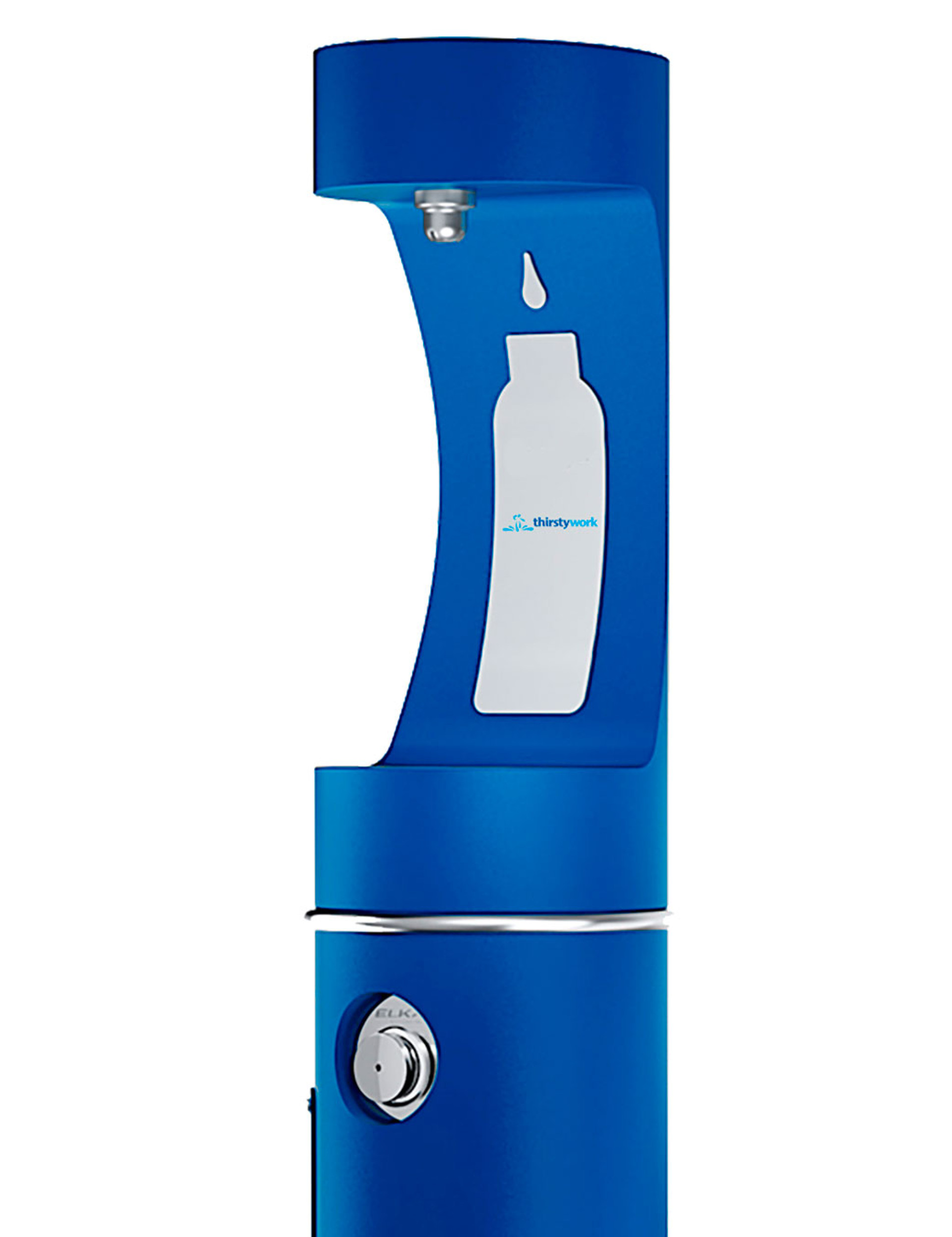 Elkay Outdoor Bottle Filling Station LK4400BF | Thirsty Work